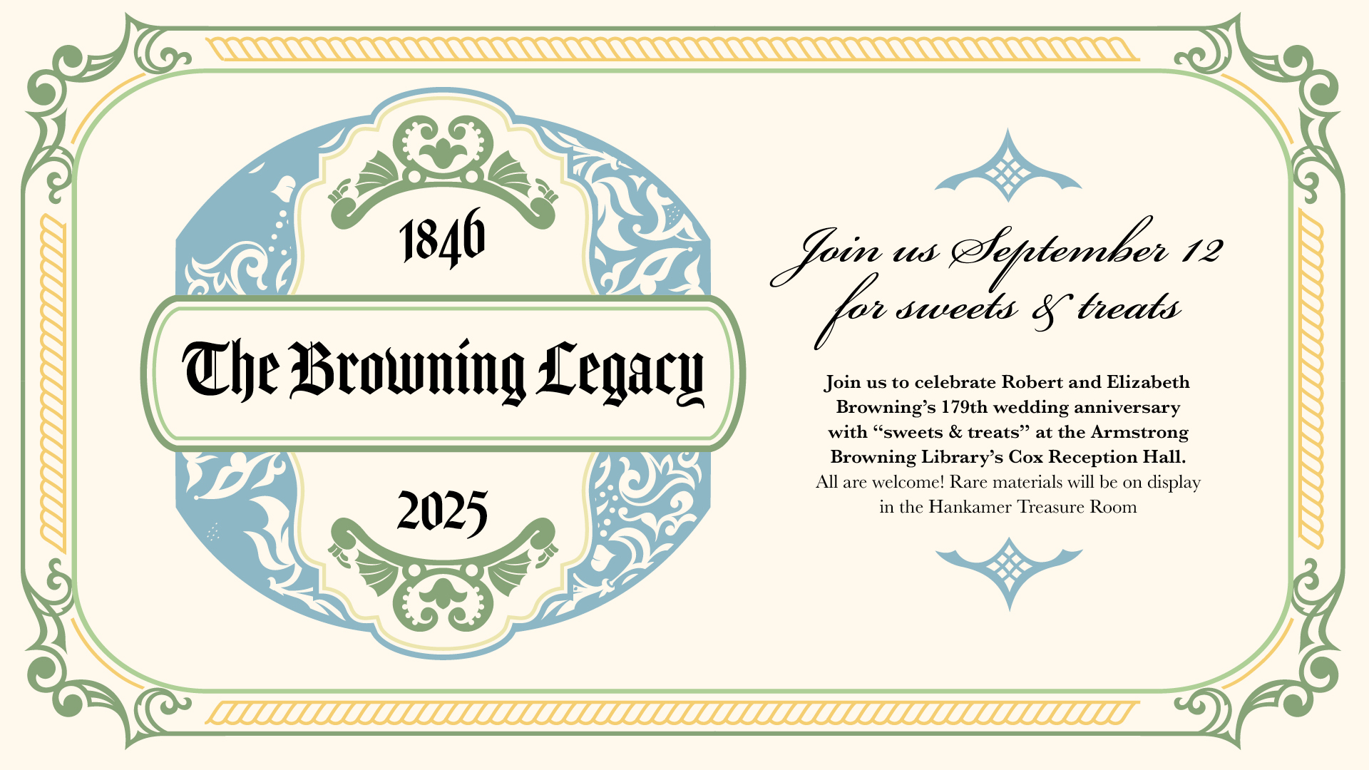 The Browning Legacy: Celebrating the 179th Anniversary of Robert ...