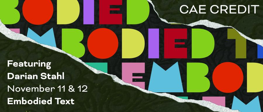 "Embodied Books" with Dr. Darian Stahl (Nov. 11-12) | University ...